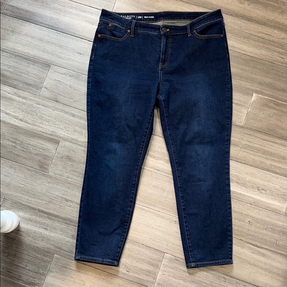 Talbots | Jeans | Size 4p Talbots Flawless Slim Ankle Blue Jeans ...